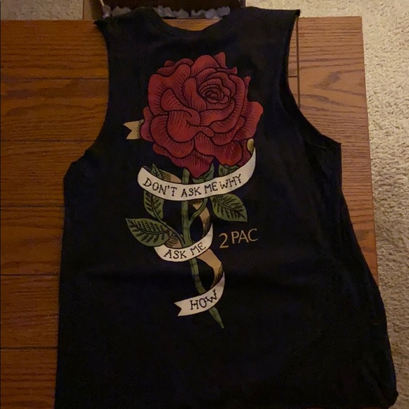 2 PAC | Tops | Tupac Sleeve Less Tank Top | Poshmark